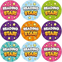 144 Reading is my Superpower Reward Stickers For Children, Teachers ...