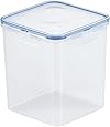 Lock & Lock Square Storage Container - Clear/Blue, 2.6 L: Amazon.co.uk ...