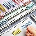 KICKZU 10Pcs Book Binding Kit, Spiral Binding Ring | Ring Plastic Loose ...