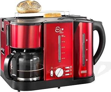 BEEM Ecco 3-in-1 Frühstücks-Center, Kaffeemaschine, Wasserkocher und ...