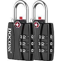 DOCOSS-116 Metal TSA Locks for Luggage, Number Lock for Bag 4 Digit ...
