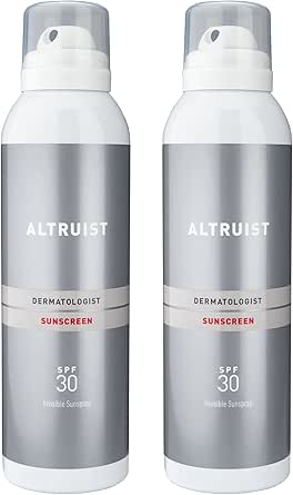 ALTRUIST Dermatologist Invisible Sunspray with SPF30, 200ml (2x 200ml ...
