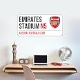 Arsenal FC - Arsenal Street Sign Wall Sticker Decal Art Mural (30cm ...