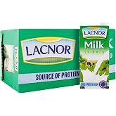 Lacnor Full Cream Milk, 100% Natural, Source of Protein and Calcium, 1L ...