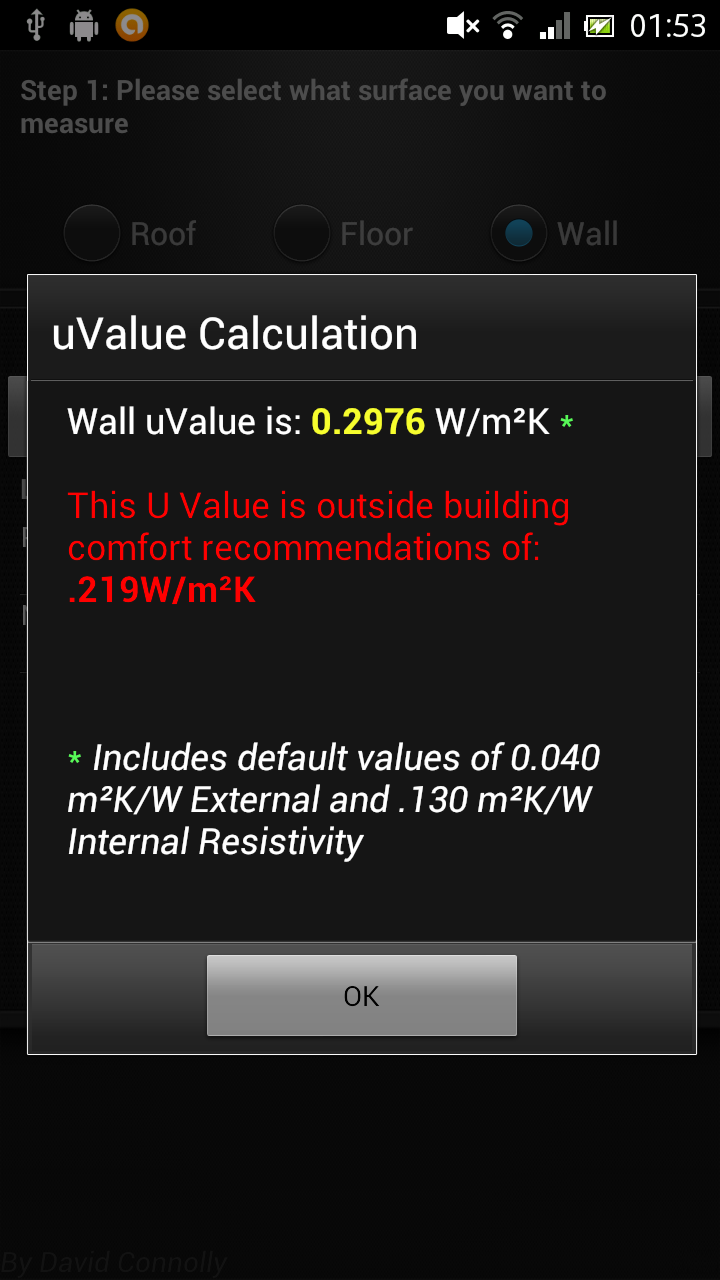 Xtratherm U Value Calculator