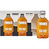 Thunder Toffee Vodka - 5 x Distilled Flavoured Vodka Mixed with Toffee ...