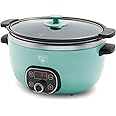 GreenLife 6 QT Ceramic Slow Cooker, PFAS-Free, Programmable, Removable ...