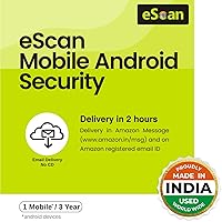 eScan 1 User 1 Year Mobile Android Security (Email Delivery - No CD ...