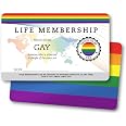 NumeroPhi Gay Pride Card, LGBTI Accessories, Membership ID, Inclusive ...
