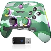 EasySMX X15 Wireless PC Controller with Hall Triggers, Hall Joysticks, Enhanced Bluetooth Game ...