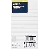 Filofax Personal Ruled Notepaper - White : Amazon.co.uk: Stationery ...