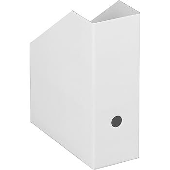 Nips Uni Colour 10.5 x 26.5 x 31.5cm Extra Wide Magazine Box - White ...