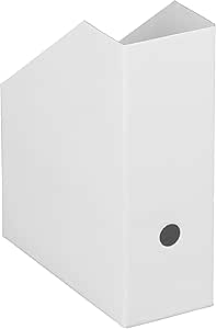 Nips Uni Colour 10.5 x 26.5 x 31.5cm Extra Wide Magazine Box - White ...