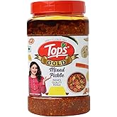 TOPS Gold Mixed Pickle- 900 gm | Perfect blend of nine Farm-Fresh ...