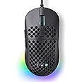 TMKB M1SE Mouse Gaming,12800 DPI Mouse RGB Ergonomico con 6 Pulsanti ...