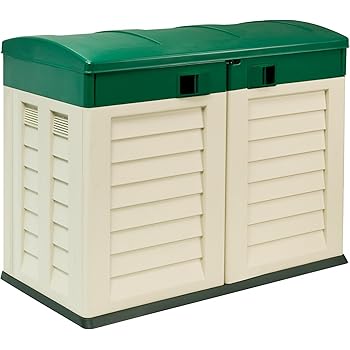 Plastic Garden/Outdoor Storage Box With Security Lock: Amazon.co.uk ...