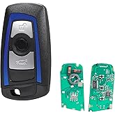 3 Buttons For BMW Red Remote Car Key Fob For BMW 1 2 3 4 SERIES F20 F22 ...