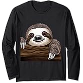 Sloth Red Wildlife Love Animal Nose Welfare Day Kids Adults T-Shirt ...