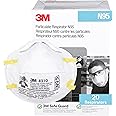 3M Unisex NIOSH Safety Personal Protective Equipment Particulate Mask Respirator 8210, N95 ...