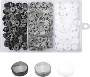240Pcs Hinged Screw Cover Caps, Plastic Screw Caps Fold Screw Snap ...