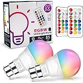 My Lighting 7W B22 LED Bulb | Color Changing RGB + Warm White ...