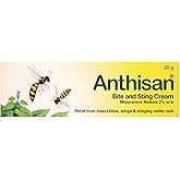 Anthisan Bite & Sting Cream Relief from insect bites, stings & stinging ...