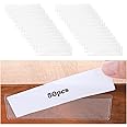 Thinp 50 Pieces Label Holders, Self Adhesive Clear Shelf Tag Index Card ...