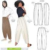 Style Arc Sewing Pattern - Albie Woven Pant and Short (Sizes 10-22 ...