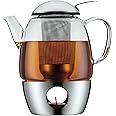 WMF SmarTea Teekanne mit Stövchen Set 3-teilig, Cromargan Edelstahl ...