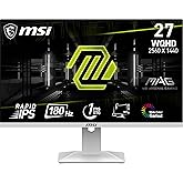 MSI G274QPX 27 Inch 2K WQHD Gaming Monitor - 2560 x 1440 Rapid IPS ...