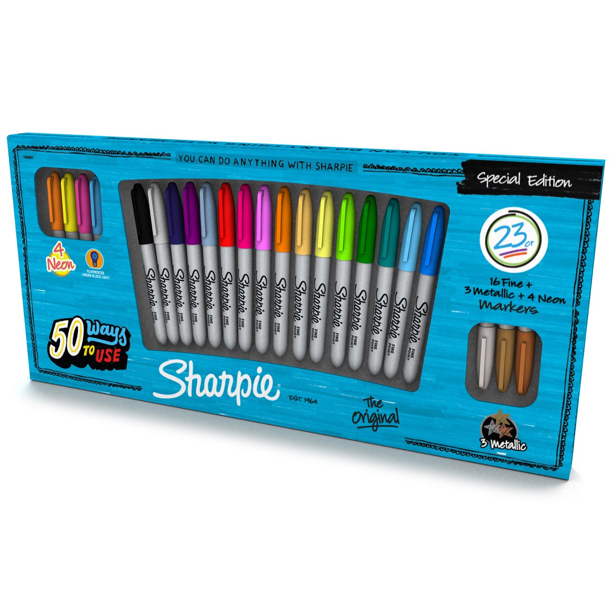 Sharpie 1926406 Permanent Marker Special Edition Pack, Fine Point ...