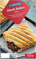 Greggs 2 Steak Bakes, 280g (Frozen)