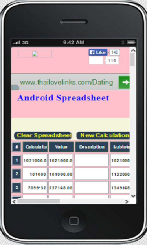 Mobile Spreadsheet: Amazon.co.uk: Appstore for Android