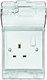 MK Shield K36101CLR Weatherproof Single Switched Socket: Amazon.co.uk ...