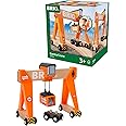 BRIO 33732 Harbour Gantry Crane for Kids Age 3 Years Up - Compatible ...