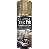 Flexible Fabric Spray Paint Gold 200ml for Leather Vinyl and Fabric ...