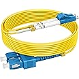 OS2 SC to LC Single Mode Fiber Patch Cables 5m(16ft),Options 1m~153m ...