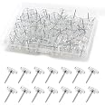 Push Drawing Pins for Pinboard, 150 Pcs Thumb Tacks Notice Board ...