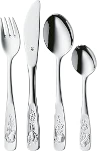 WMF Children Cutlery Set 4-Pieces Wildlife Cromargan 18/10 Stainless ...