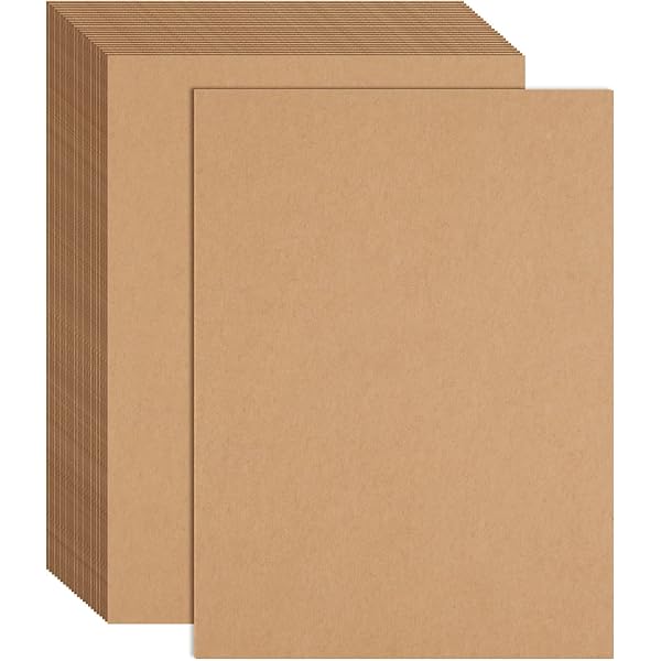5x7 Chipboard For Crafts 10 Sheets Brown Chipboard - 100 Point Extra ...