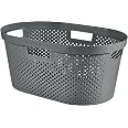 CURVER Laundry Basket, Dark Grey, 40L : Amazon.co.uk: Home & Kitchen