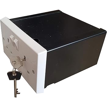 Imitation Double Plug Socket Wall Safe Security Box: Amazon.co.uk: DIY ...