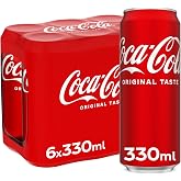 Coca-Cola Original Taste, Pack of 24 Cans x330ml, Crisp Coke Soft ...