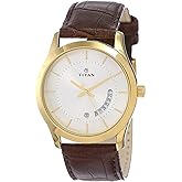 Titan Karishma Quartz Analog With Date Blue Dial Two Toned Silver ...