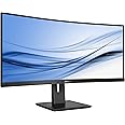 PHILIPS 346B1C- 34 inch WQHD Curved Monitor, 100Hz, 4ms, VA, USB-C dock ...
