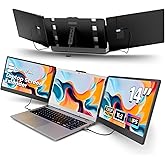 FOPO 14" Laptop Screen Extender Triple Monitor Laptop Extender [1 Cable ...