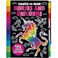 Scratch and Draw Unicorns & Horses Too! - Scratch Art Activity Book ...