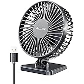 Buy Gaiatop Small Table Fan, 6.5 Inch Ultra-quiet, 90° Adjustment for ...