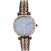 Buy IIK COLLECTION Round Studded Formal Dial Analogue Quartz Movement ...