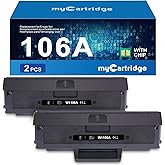 HP 106A W1106A Black Toner for Laser MFP-137fwq, MFP-135wg, 107w, MFP ...